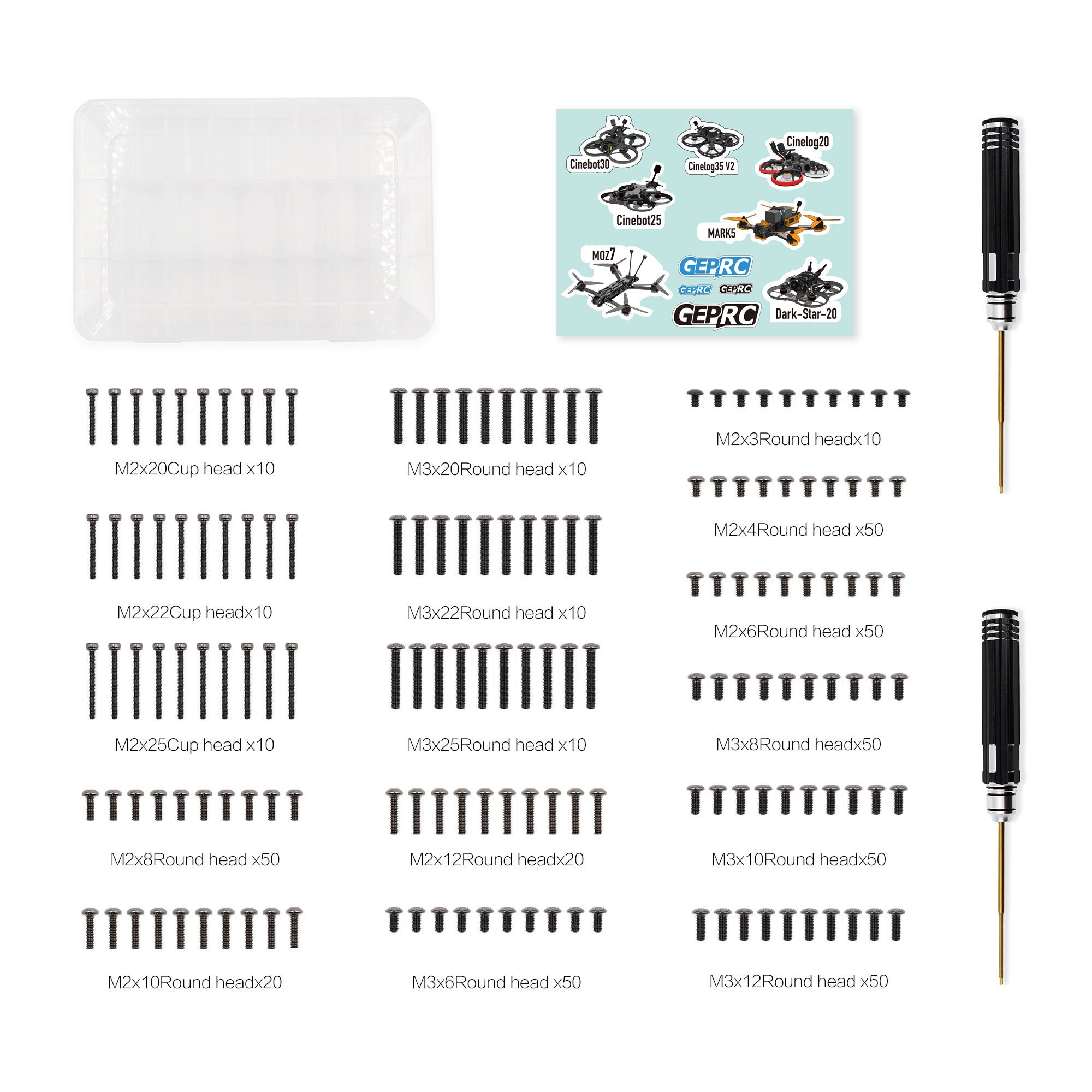 Universal Screw box - FPV drones